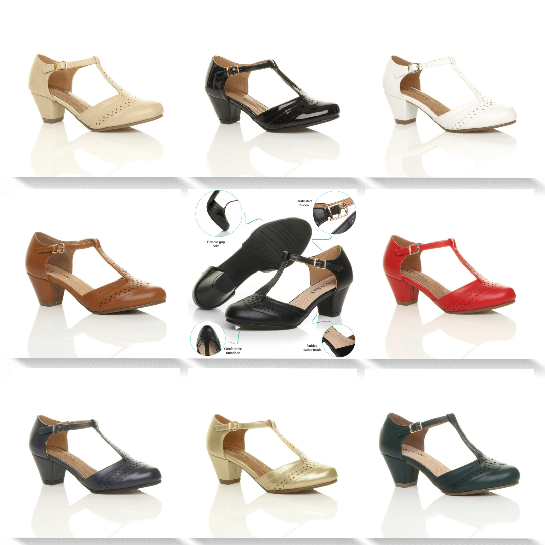 T-bar shoes - Frocks in Swing Time