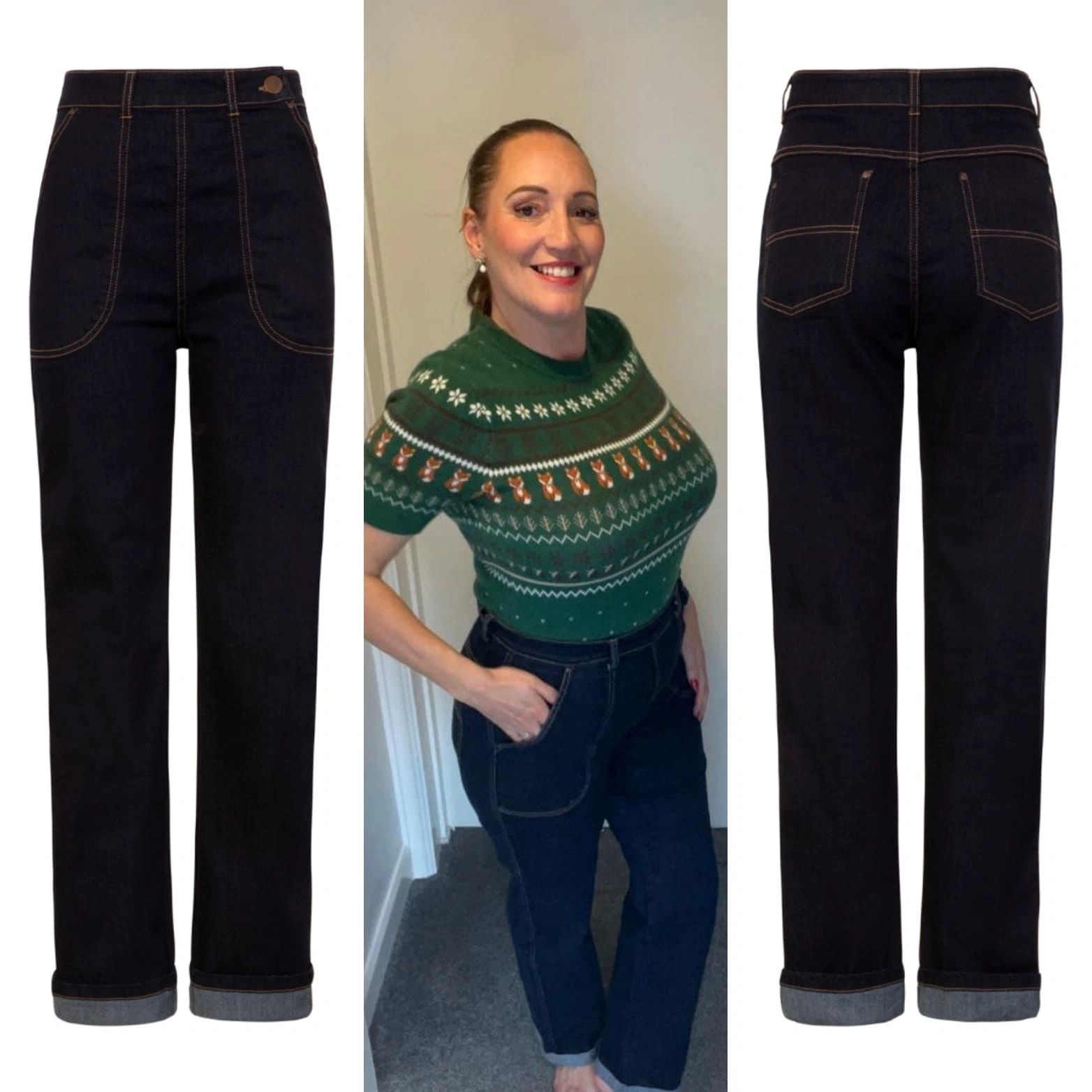 Lazy days wide legged jeans